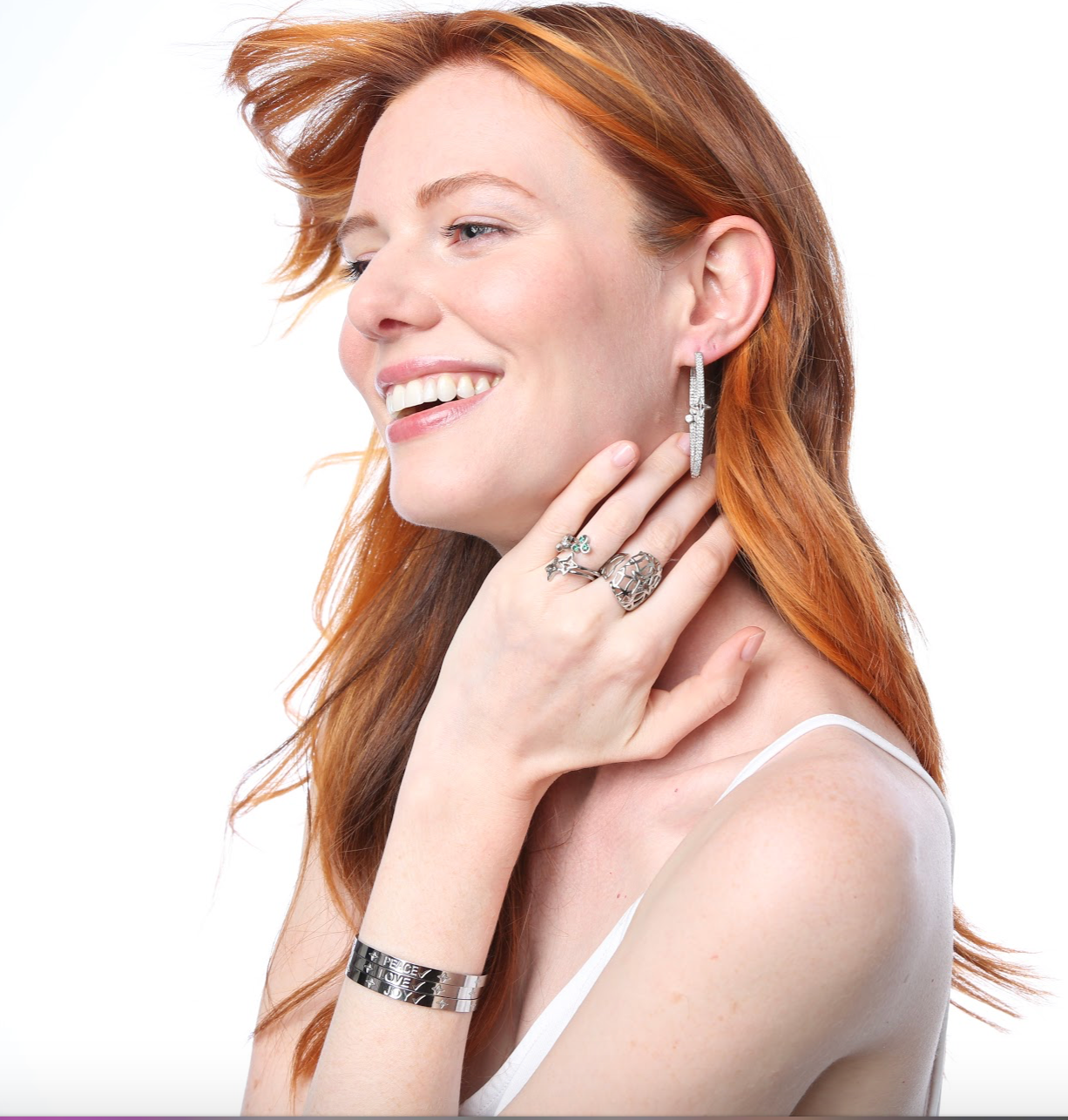 Limitless Silver Hoops – VALENCIA KEY